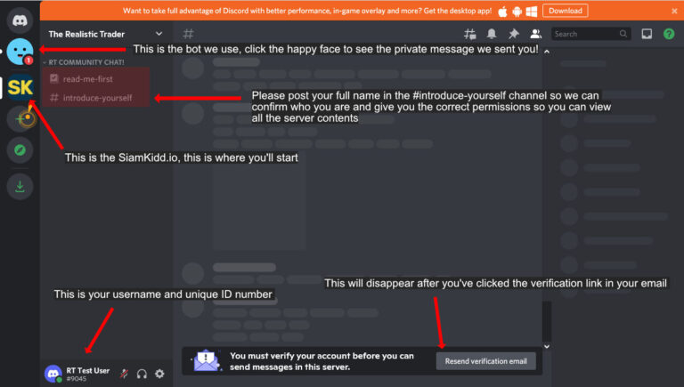 Discord - The Realistic Trader Portal